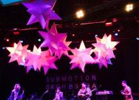 China Inflatable Led Falling Star Lights Fantastic Red For Roof Decor for sale