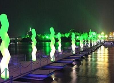 China Inflatable Wave Led Lighting Color Changing Led For Dark Road for sale