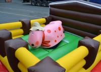 China Crazy Junior Rodeo Bull Ride Outdoor Inflatable Games Air Mechanical Bull for sale