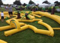 China Outdoor Mobile Crazy Inflatable Golf Course Apply To Family Event for sale