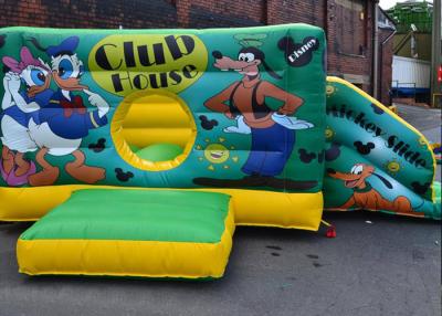 China 12ft X 18ft Mickey Mouse Inflatable Combo Birthday Party Bounce House And Slide for sale