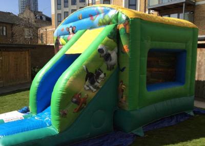 China Big Farmyard Inflatable Bounce House With Slide For Young Teenagers for sale