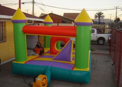 China Green Red Blue Outdoor Inflatable Bouncers Inflatable Jumpers For Kids for sale