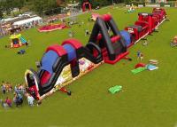 China Outdoor Obstacle Course Game For Playground , Boot Camp Inflatable Obstacle Course for sale