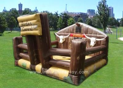 China Outdoor Funny Inflatable Sports Games Comercial Electronic Bull For Kids for sale