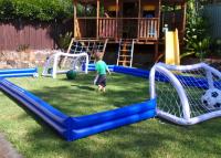China Kids Inflatable Sports Games Inflatable Football Field For House Backyard for sale