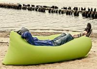 China Summer Outdoor Beach Lounge Lazy Bag Inflatable Camping Lamzac Hangout Air Sofa for sale