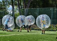 China 1.5m TPU Human Inflatable Bumper Bubble Ball For Adult With Logo Printing And Blower for sale