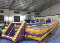 China Customized Outdoor Inflatable Sports Games Adults / Children Inflatable Soccer Field for sale