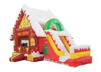 China Big Festival Inflatable Bounce House Slide Combo Bouncer Jumping House For Christmas for sale