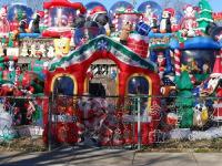 China Logo Printing Outdoor Inflatable Advertising Products Giant Christmas Ornaments for sale