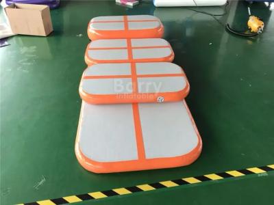 China Drop Stitch Fabric Sport Inflatable Air Track Set Air Roller Barrel For Gymnastics for sale