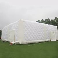 China 0.55mm PVC Inflatable Tent Cube For Large Events White Color for sale