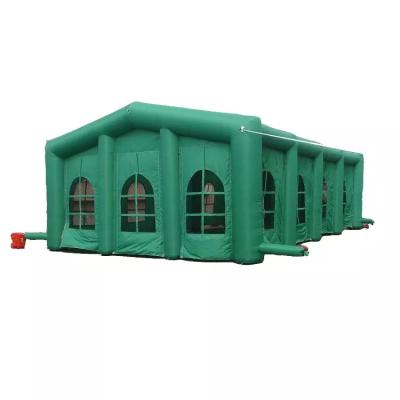 China Amazing Custom Made Outdoor Inflatable Tent With Led Hand Printing for sale