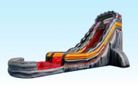 China Custom Made Gray Giant Inflatable Slide , Blow Up Water Slides For Adult for sale