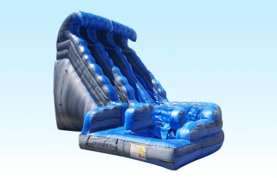 China Outdoor Big Curvy Adult / Kids Commercial Inflatable Slide For Festival for sale