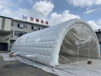 China Air Tight Portable Large Outdoor Car Wash Inflatable Tent For Football Field for sale