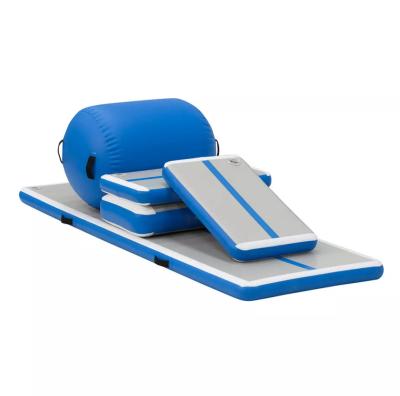 China Gymnastics Air Track Tumbling Mat Inflatable 0.2m Thickness With Carry Bag for sale