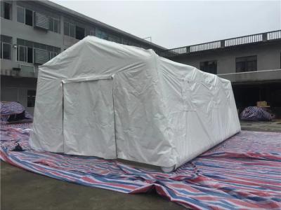 China Air Tight White Camping Inflatable First Aid Tent For Shelter Customized Size for sale