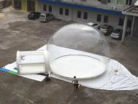 China Pvc Tarpaulin Inflatable Dome Air Bubble Tent For Hotel Outdoor for sale