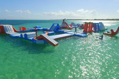 China PVC Tarpaulin Aquaglide Inflatable Water Park / inflatable aqua park For Pool for sale