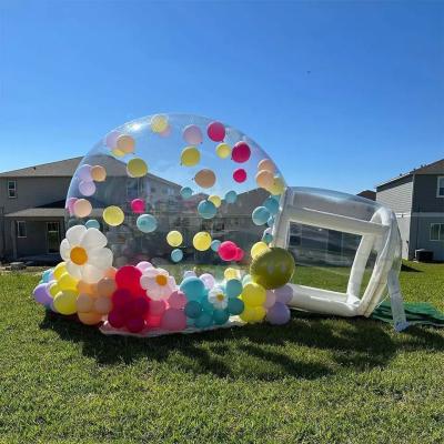 China 1.0mm PVC Material Inflatable Bubble Tent Outdoor Air Dome 3m Diameter for sale