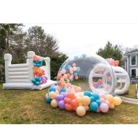 China 3x3m Inflatable Outdoor Jumping Bouncy Castle White Wedding Bounce House For Party for sale