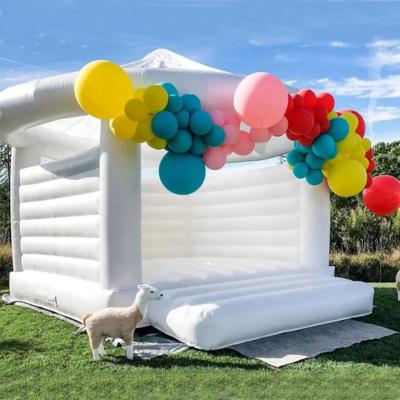 China 5x4.5m Backyard Inflatable Bouncer Jumping Wedding Bounce House for sale