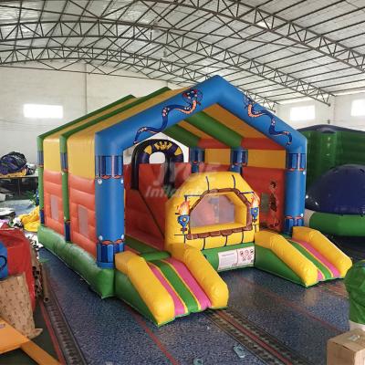China Tarpaulin Fabric Children'S Inflatable Bouncer Castle For Amusement Park for sale