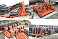 China PVC Commercial Inflatable Obstacle Course 5k Event Bouncy Obstacle Course Customized for sale