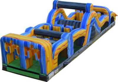 China PVC Inflatable 5k Bounce House Toddler Obstacle Course Air Blower for sale
