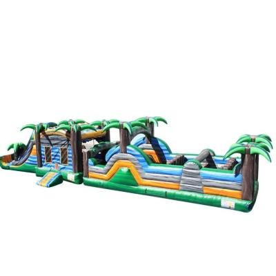 China PVC Inflatable Bounce House 5k Run Obstacle Course For Kids for sale
