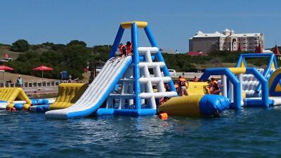 China Customized Blow Up Water Parks Puncture Proof Inflatable Floating Water Park ASTM for sale