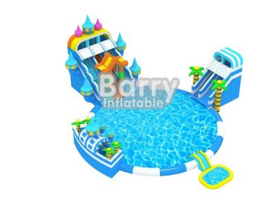 China Giant Amazing Inflatable Water Park Equipment , Backyard Blow Up Water Park For Kids for sale