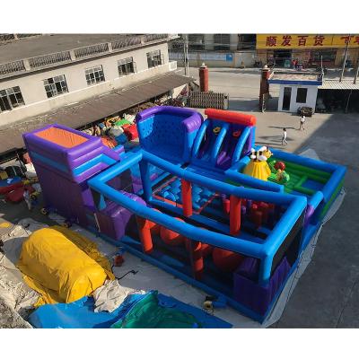 China Kids N Adults Indoor Inflatable Park With Obstacle Courses Sport Game Inside for sale