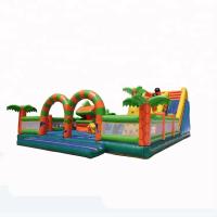 China OEM Outdoor Inflatable Playground For Kids Climb And Slide Combo Playland Giant Bouncy Castles for sale