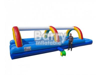 China Commercial Rainbow Inflatable Water Slide Inflatable Slip And Slide For Kids for sale