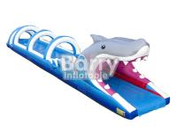 China Durable Plato PVC Tarpaulin Inflatable Water Slides For Summer Inflatable Game for sale