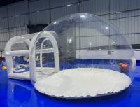 China 1mm PVC Transparent  Inflatable Bubble Camping Tent Digital printing for sale