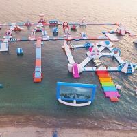 China Eco Friendly PVC Floating Obstacle Course Amusement Park For Adult And Kids for sale