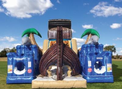 China EN71 Inflatable PVC Bouncy Castle Combo Bounce House With Slide for sale