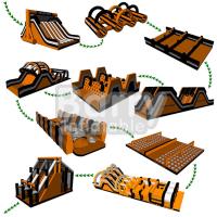 China Challenge Kids Adult Inflatable Obstacle Course 5k 0.55mm Pvc Inflatable Combo for sale