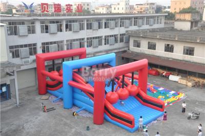 China Extreme Insane Inflatable 5k Run Blow Up Obstacle Course For Adult for sale