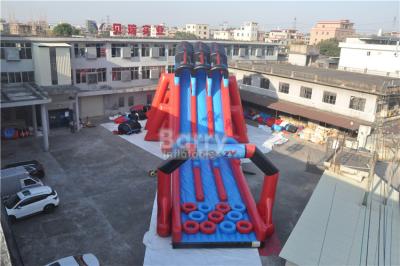 China Insane Inflatable 5K Obstacle Run Events 2023 Red And Blue Color for sale