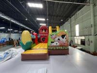 China 0.55mm PVC Commercial Jumping House Cow Jumper Bouncy Castles for sale
