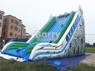 China Cliff Free Fall Kids Custom Giant Inflatable Slide Durable PVC Tarpaulin Material for sale