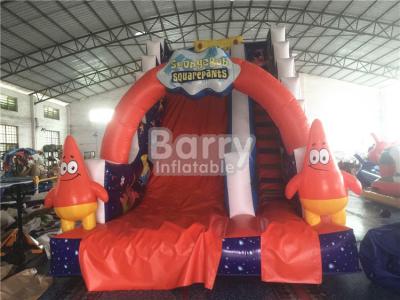 China Professional Spongebob Commercial Inflatable Slide Fireproof For Kids Playground for sale