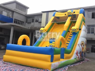 China Commercial Inflatable Bounce Slide Outdoor Small  Inflatable Slide For Kids for sale