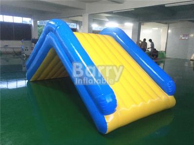 China Commercial 4 * 2 * 2M Floating Water Inflatable Slide With 0.9mm PVC Tarpaulin for sale
