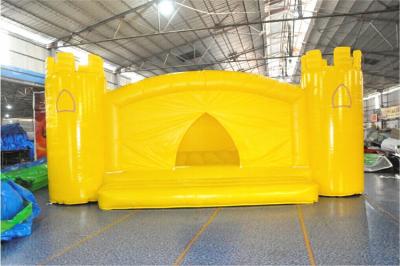 China Yellow Big Jump Moonwalk Commercial Grade Bounce House For Adults EN71 Approved for sale